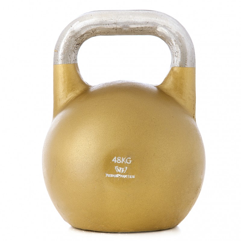 48 kg competition kettlebell - Guldfarvet - Høj kvalitet